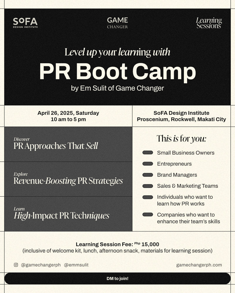 PR Boot Camp – Really Good PH
